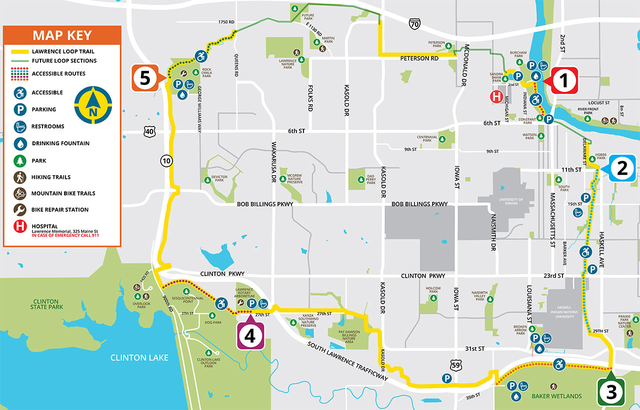 Lawrence Loop Trail — Accessible Routes – FLAT KS